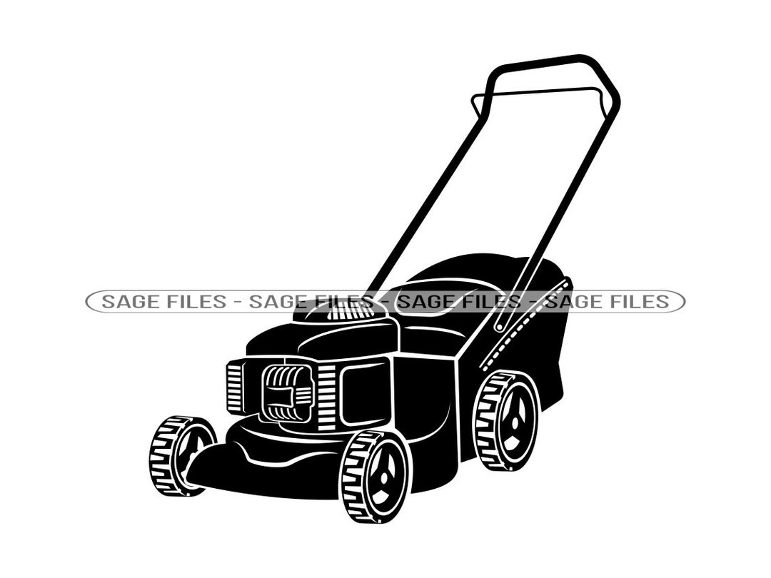 Lawn Mower #2 SVG, Lawn Mower SVG, Landscaping Svg, Lawn Mower Clipart ...