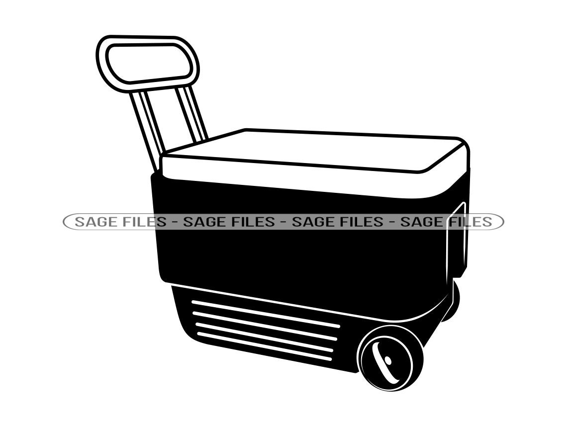 Cooler #3 SVG, Ice Chest SVG, Camping Cooler Svg, Picnic Svg, BBQ Svg ...
