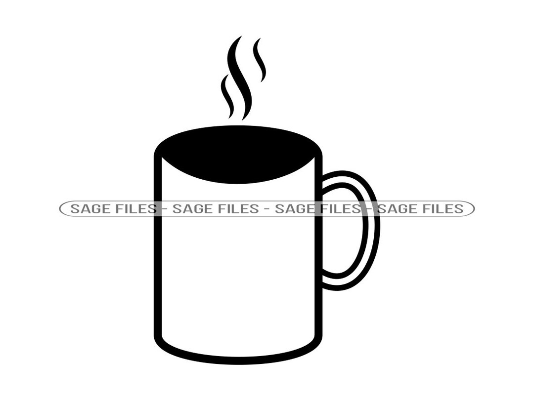 Coffee Mug SVG, Coffee Svg, Coffee Mug Clipart, Coffee Mug Files for ...