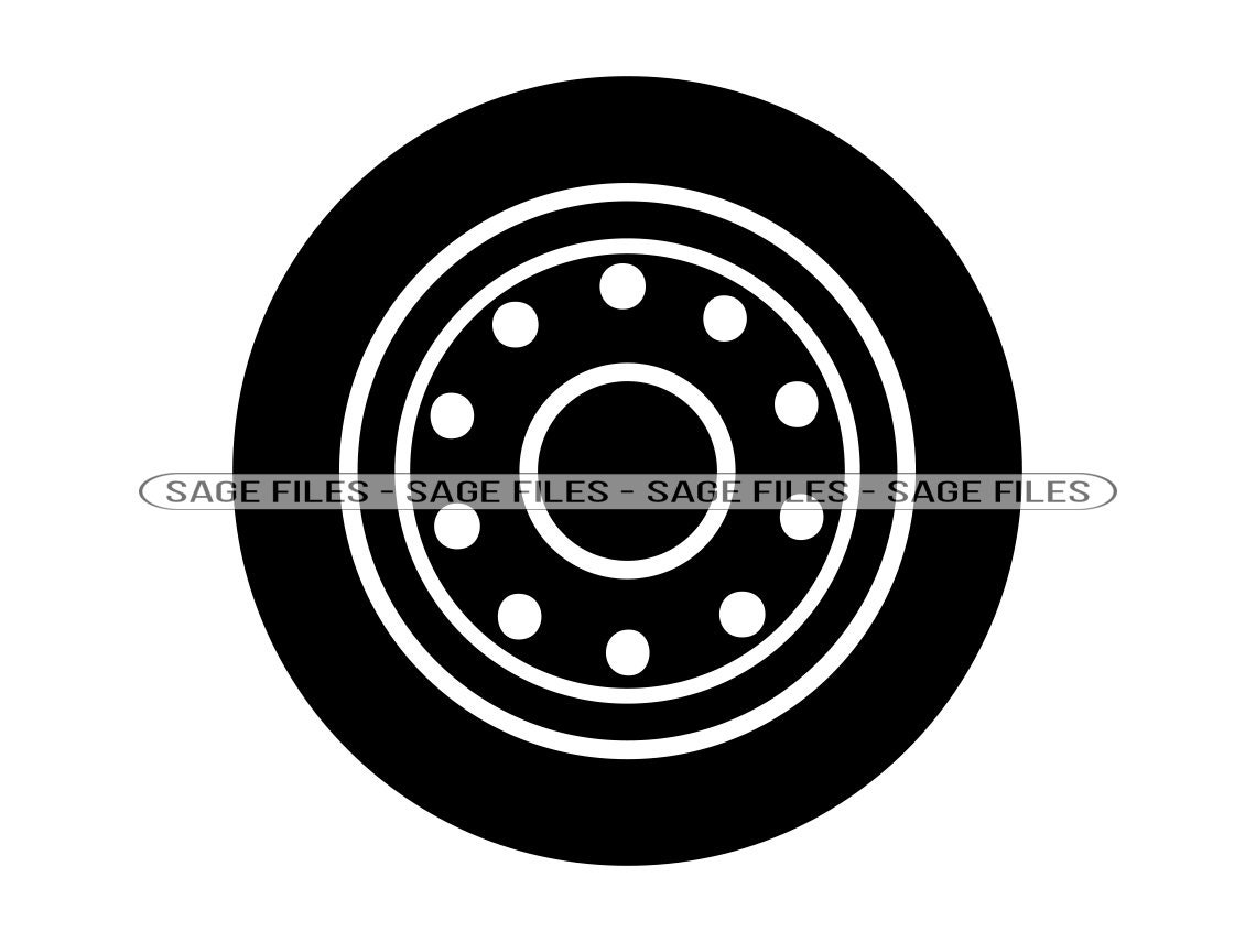 Wheel 7 SVG Wheel Svg Car Tire Svg Wheel Clipart Wheel - Etsy