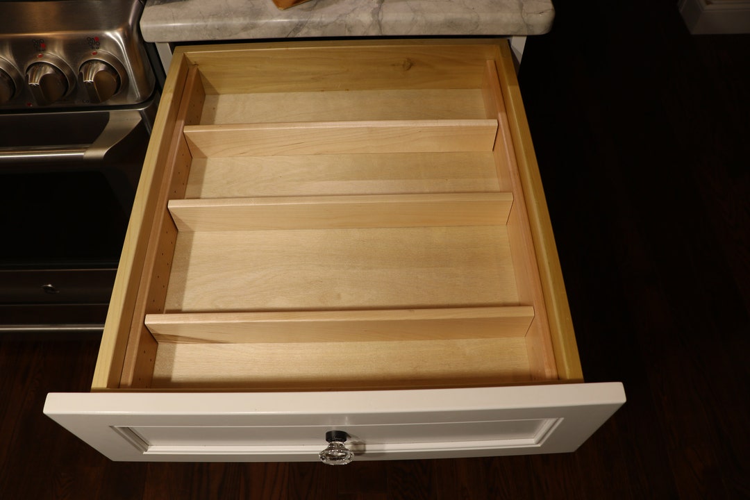 Tall Heights - Custom Adjustable Drawer Divider Solid Wood (heights ...