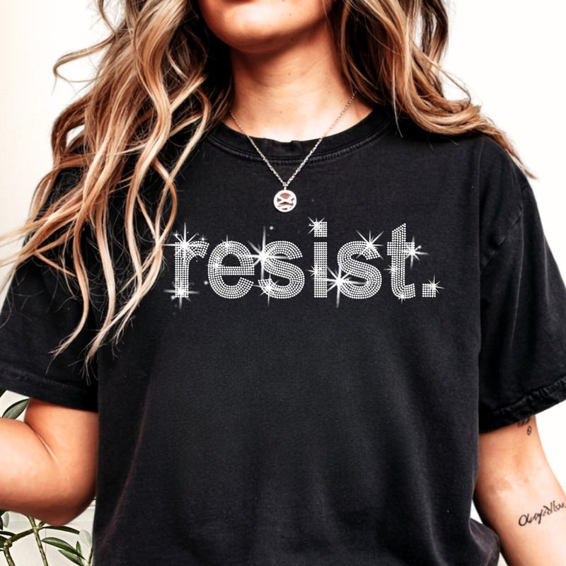 Resist Womens Tee Shirt - Etsy