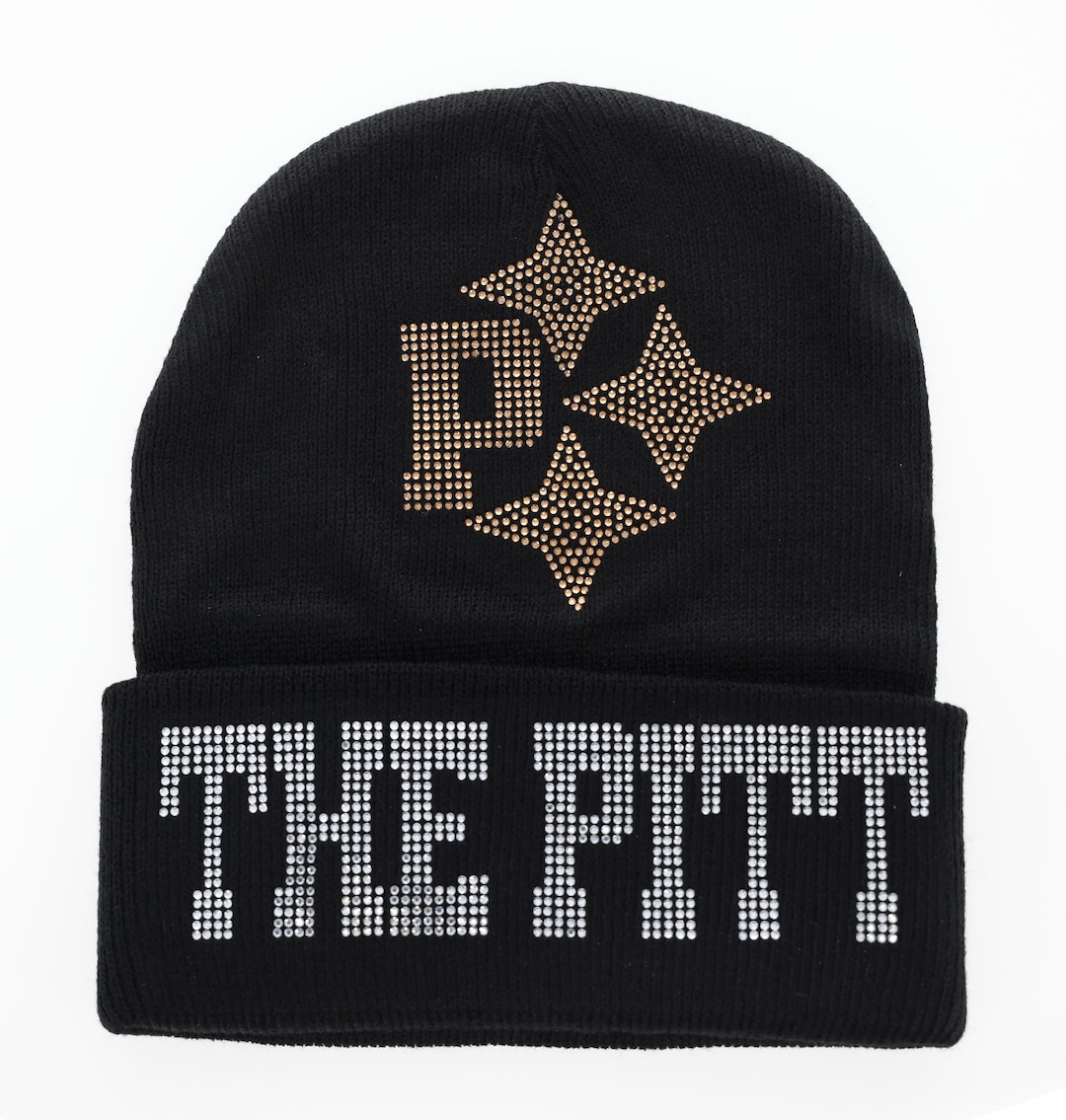 Pittsburgh Rhinestone Beanie, Stay Warm in Style, Show Your Support in ...
