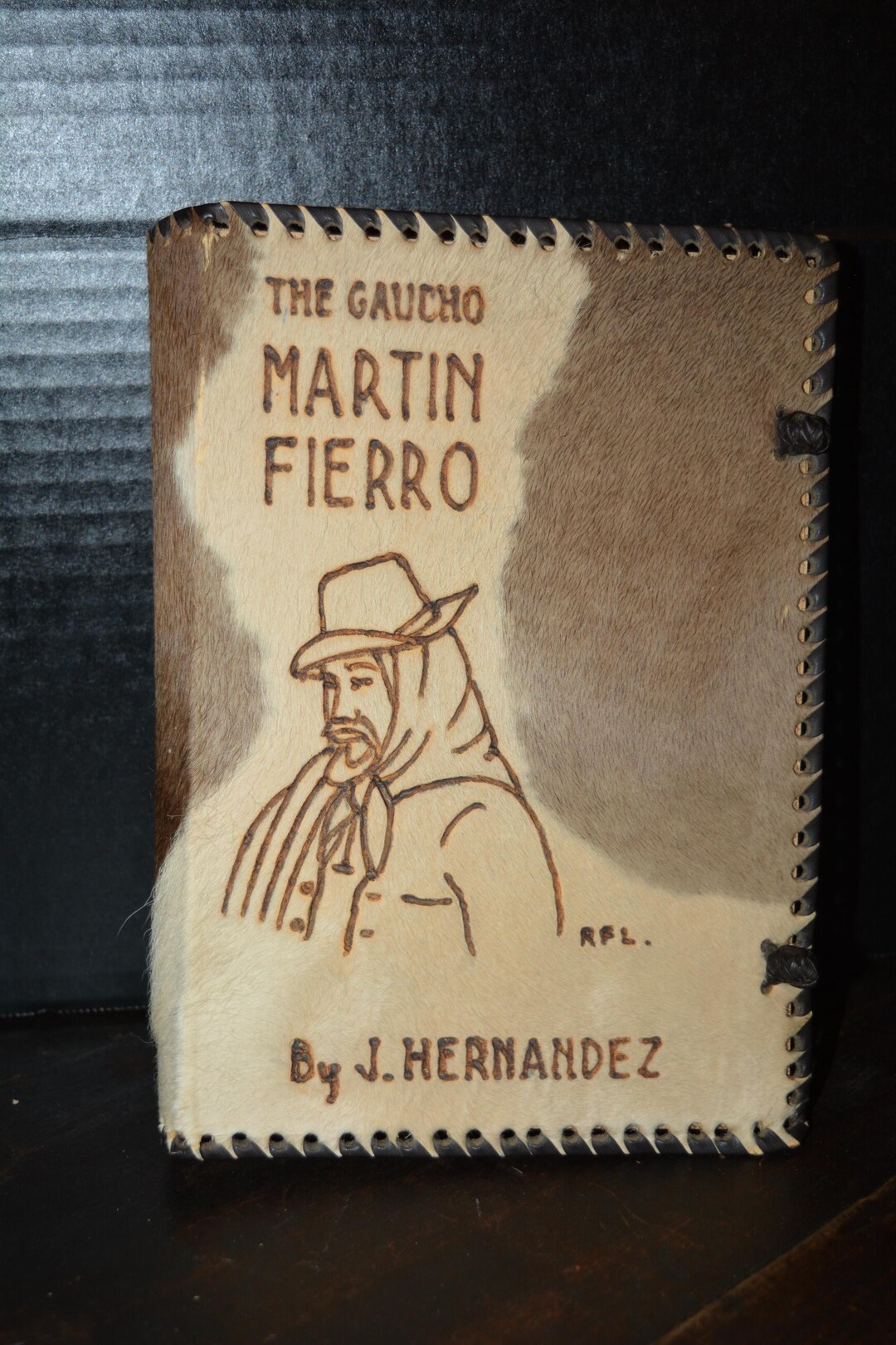 1966 Cowhide Covered Book the Gaucho Martin Fierro by J. Hernandez - Etsy