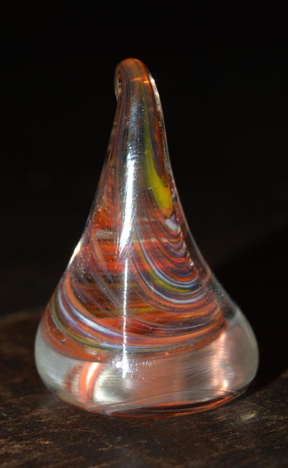 vintage blown glass art - Gem