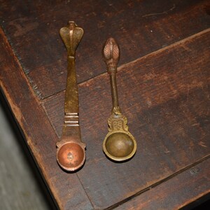 2 - Indian Ritual, Ceremonial Spoons Brass With Cobra Head - Etsy