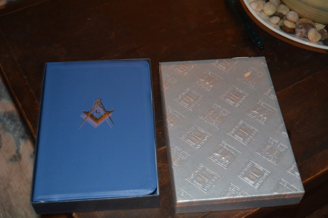Vintage Holman Masonic Bible in Original Box - Etsy