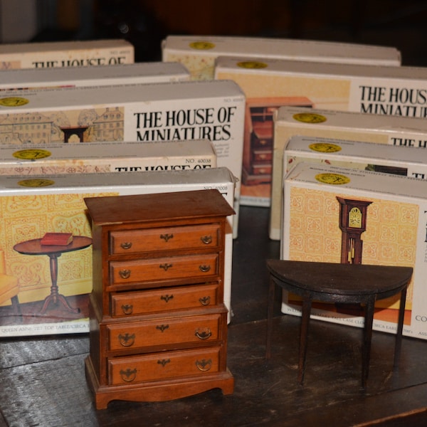 Miniature Furniture Kits - Etsy