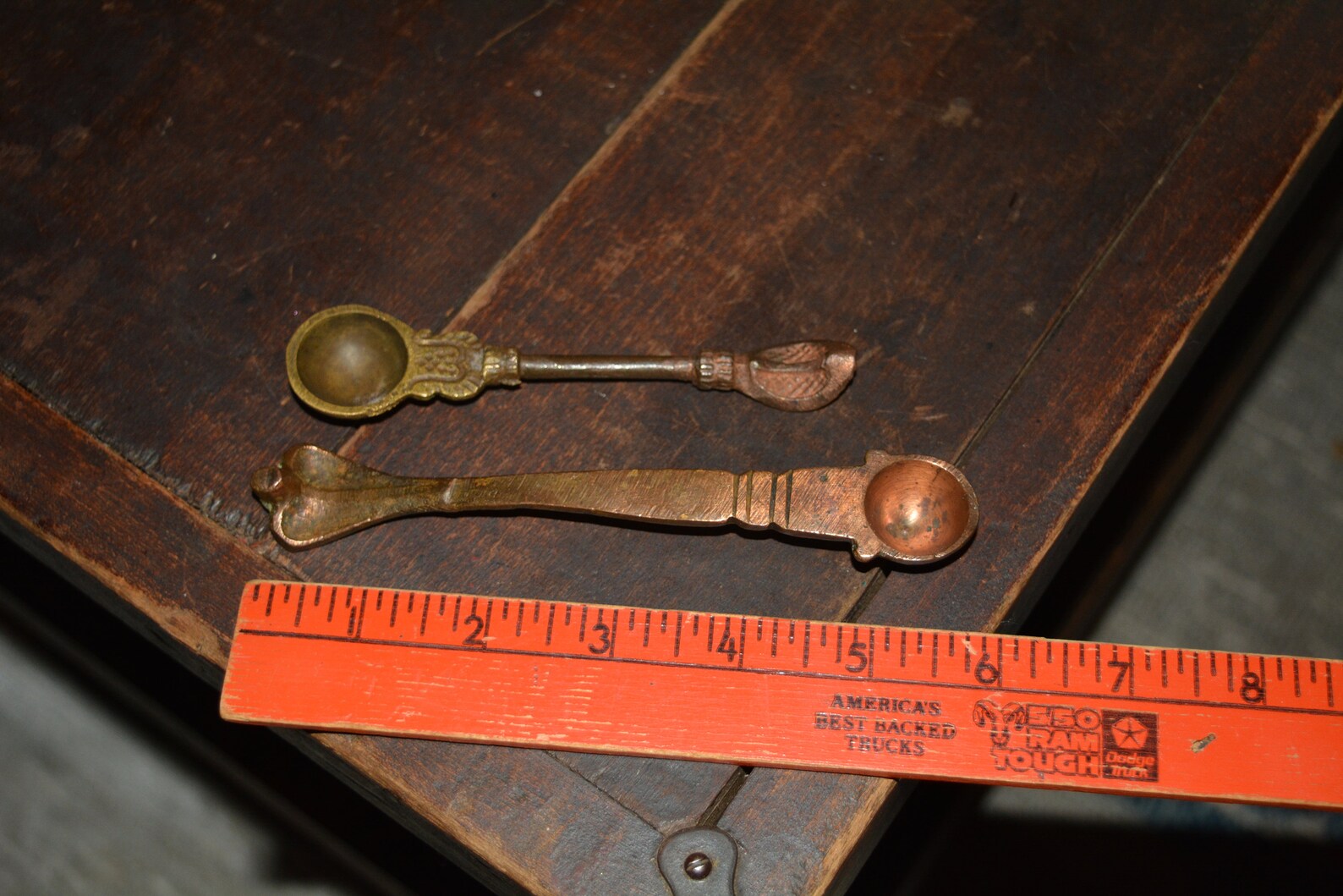2 - Indian Ritual, Ceremonial Spoons Brass With Cobra Head - Etsy