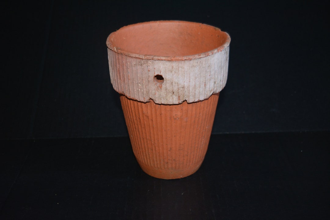 Antique Terracotta Turpentine Pot - Etsy