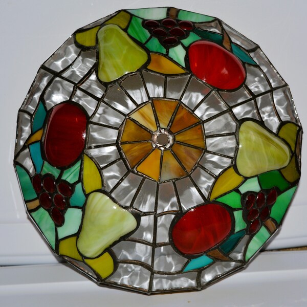 Stained Glass Ceiling Light Fixture - Etsy