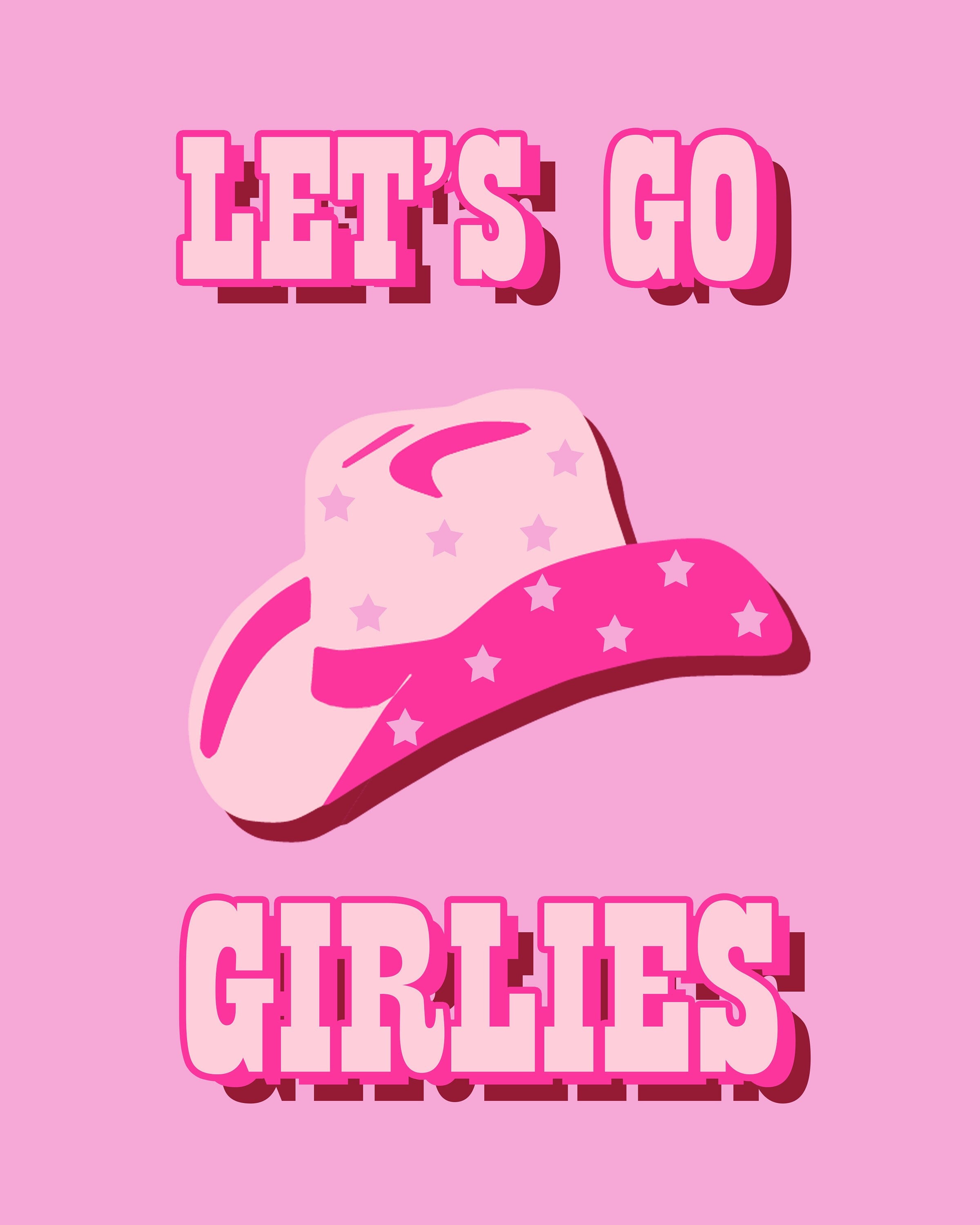Let's Go Girlies Poster - Etsy