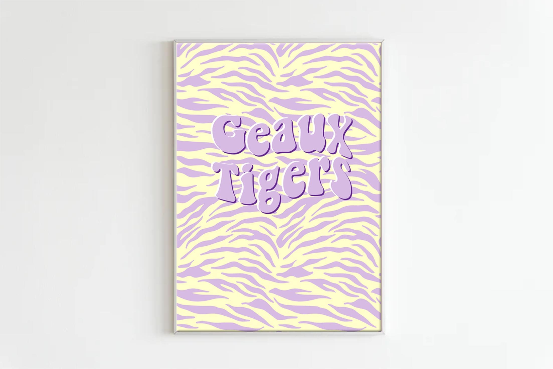 Geaux Tigers LSU Wall Art Digital Download - Etsy