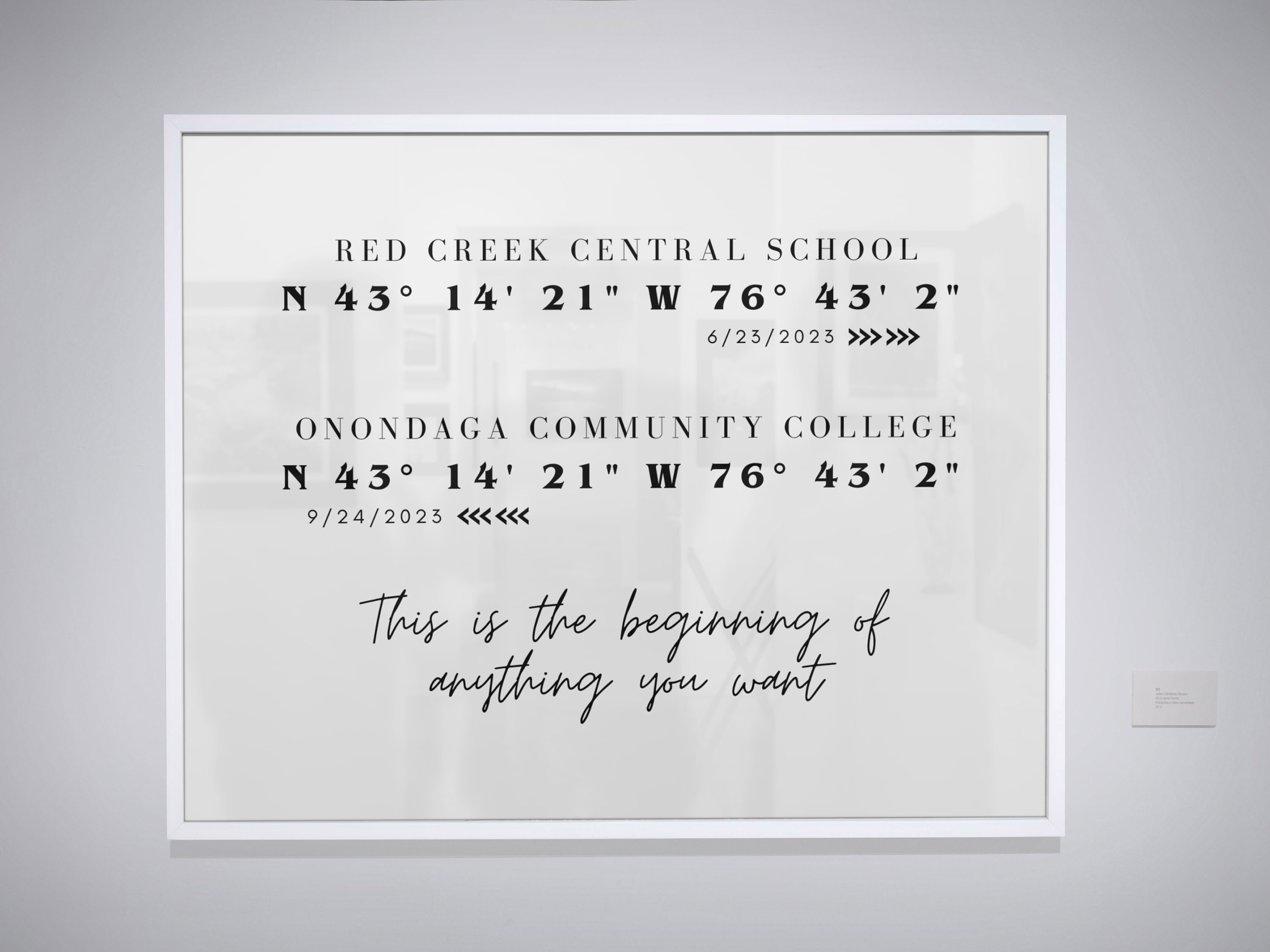 Personalized Print Graduation Gift Custom High School College GPS ...