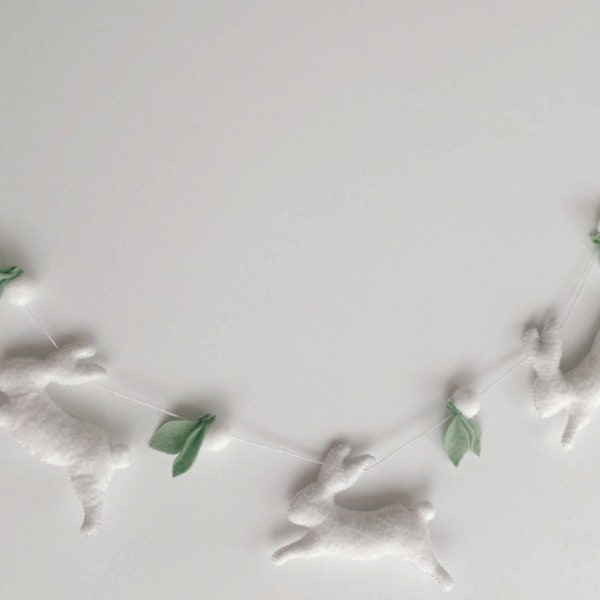 Rabbit Garland - Etsy