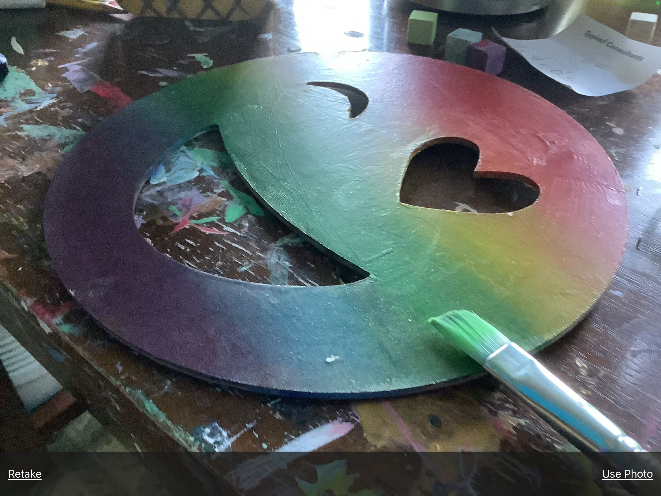 Rainbow Happy Face - Etsy