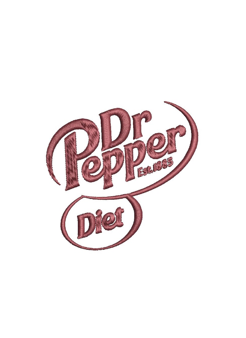 Dr Pepper Diet Embroidery Design, Soda Machine Embroidery Files ...