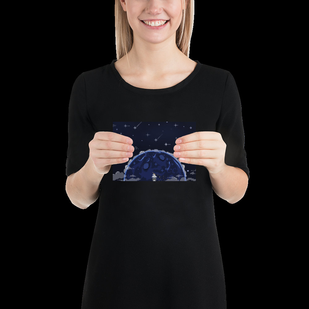 Pixel Art Elden Ring Age of the Stars Ranni's Dark Moon Art Print - Etsy