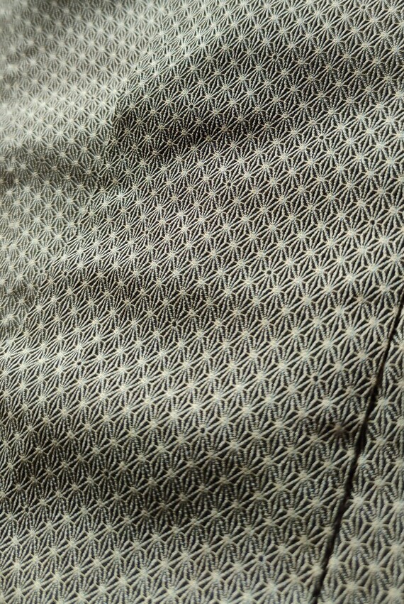 Vintage Japanese hitoe (unlined) kimono silk brown wo… - Gem