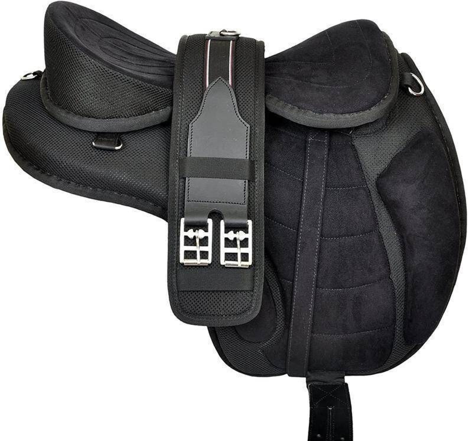 Treeless Freemax English Horse Saddle With Girth 10 Inch to 18 Inch ...