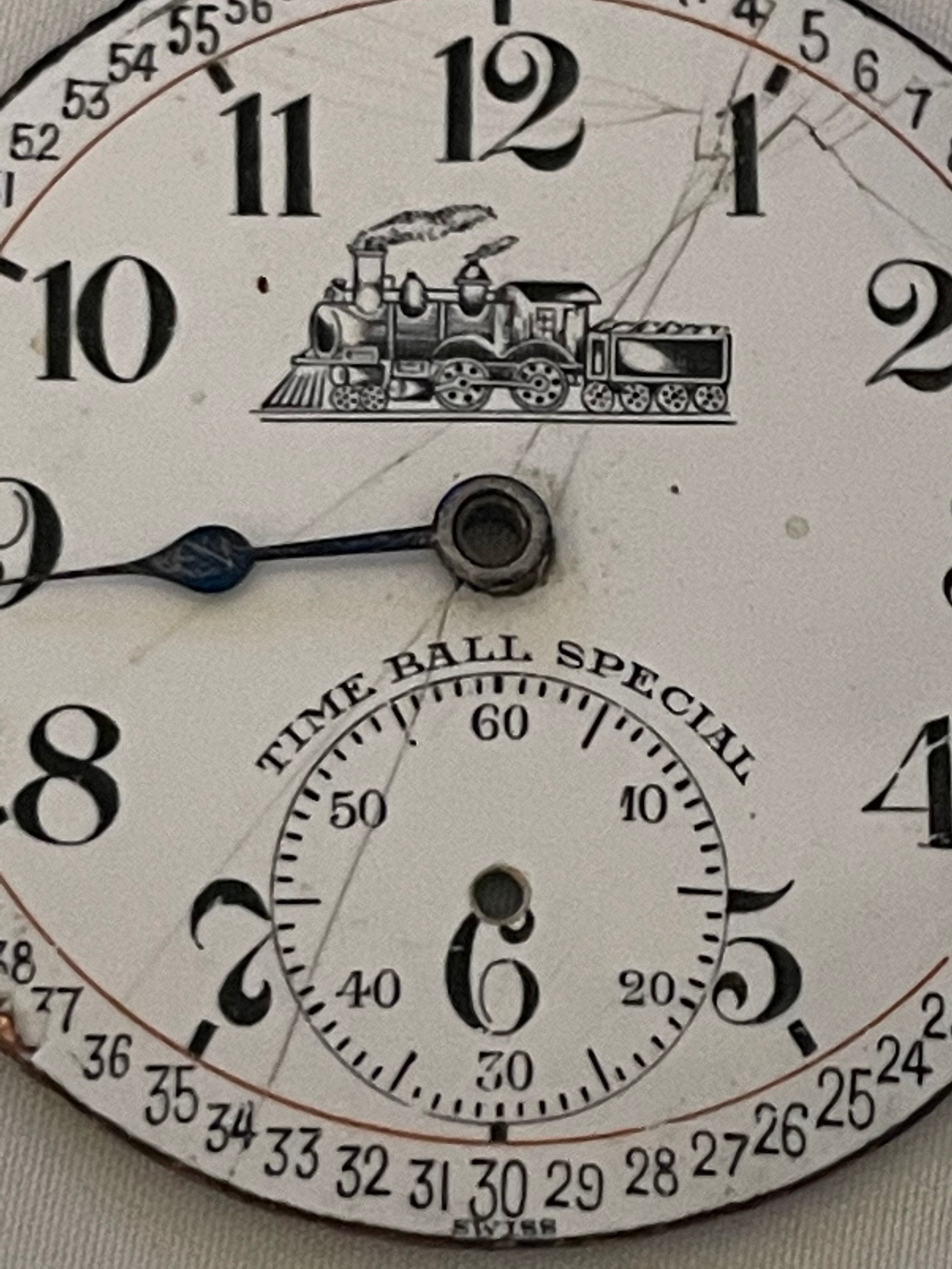 1880s 1900s Vintage Pocket Watch Face Porcelain - Etsy