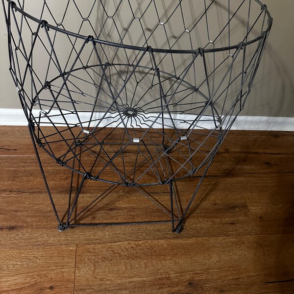 Wire Laundry Basket - Etsy