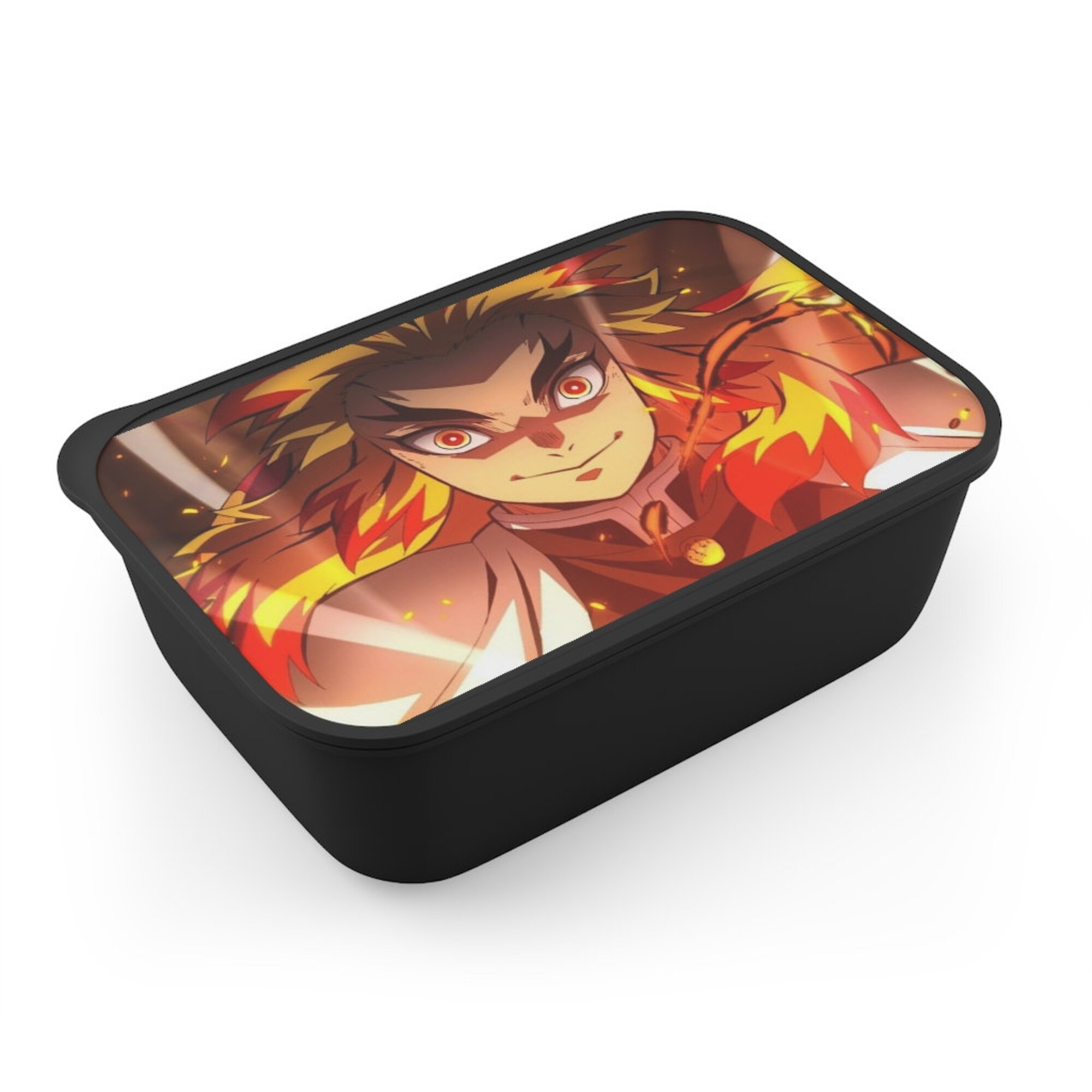 Demon Slayer Bento Box With Band And Utensils