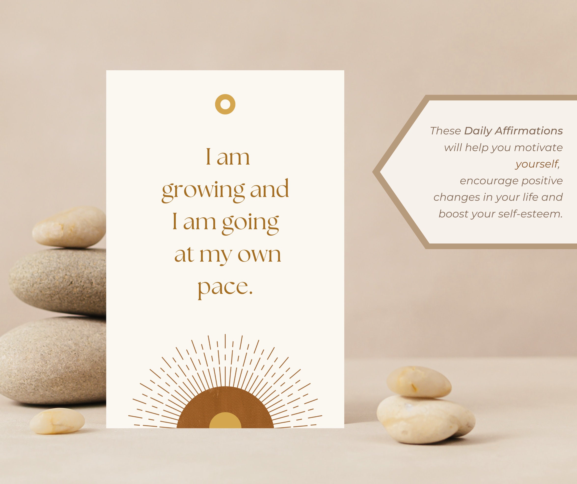 Set of 35 Daily Affirmation Printable Cards Digital Download - Etsy