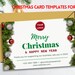 Editable Christmas Card Template: Business Holiday Printable (canva ...