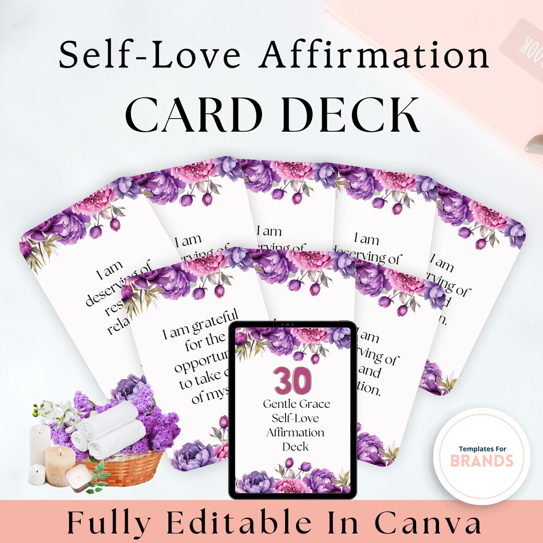 Self-love Card Deck: Conquer Self Sabotage, Inner Critic | Esteem ...