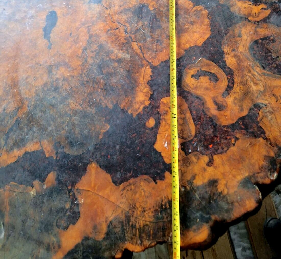 1960-70's Vintage California Redwood Burl Table W/matching Coffee Table ...