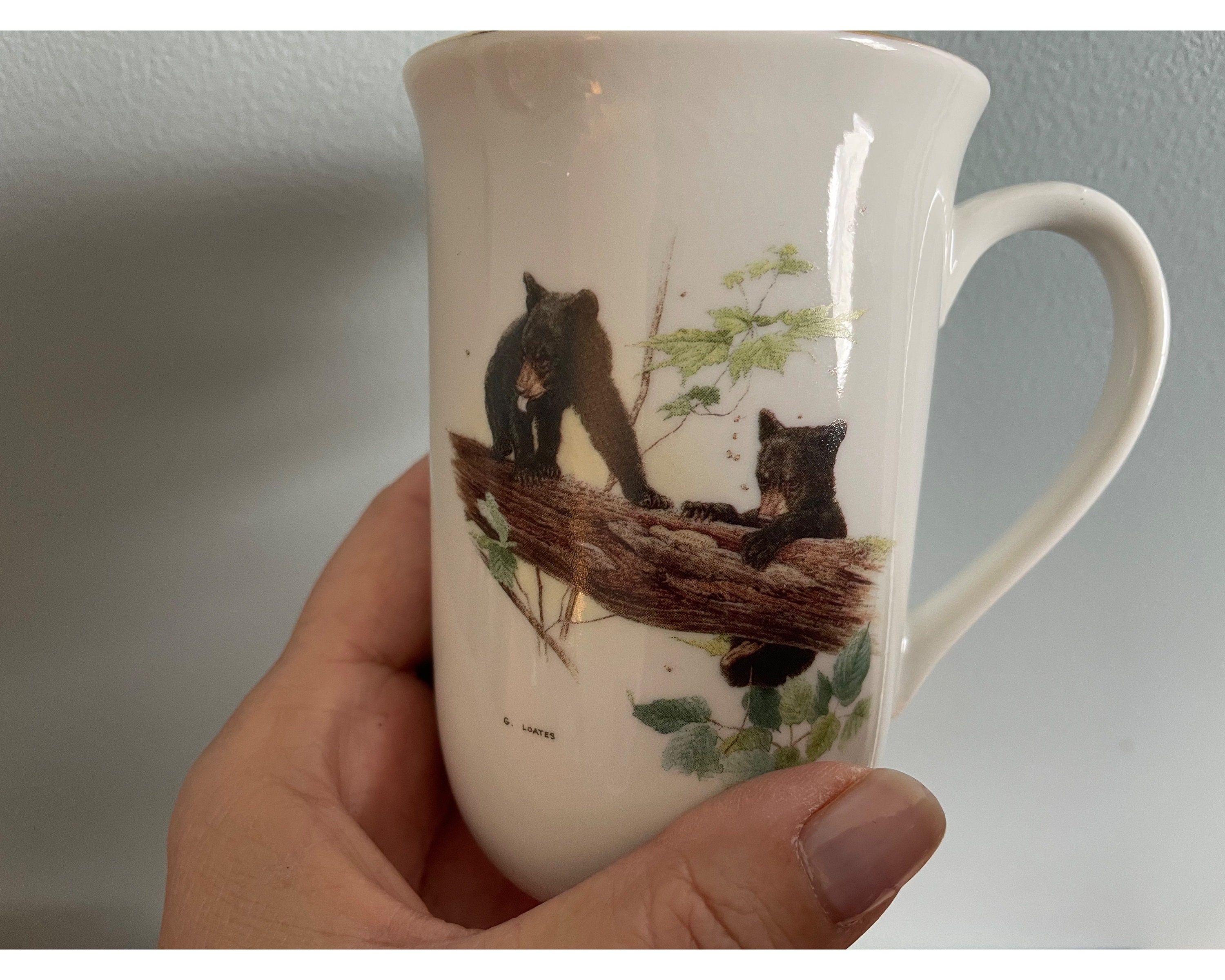 Vintage Glen Loates Wildlife Collection, Coffee & Tea Cups or Mugs, Fox ...