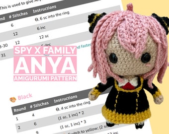 Spy Family Amigurumi - Etsy