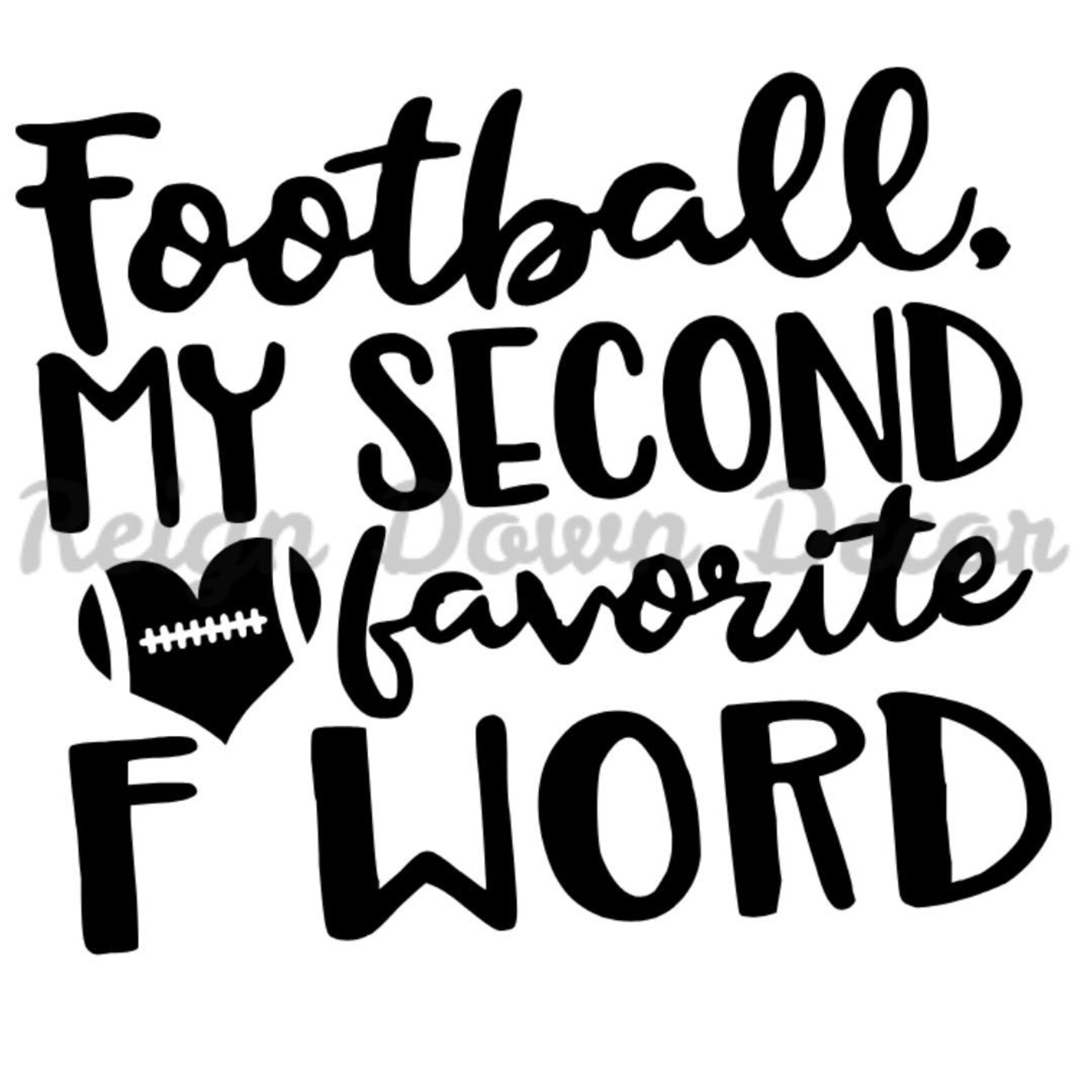 F Word Svg, Football Svg, Favorite F Word Svg, Funny Svg, Svg Files ...