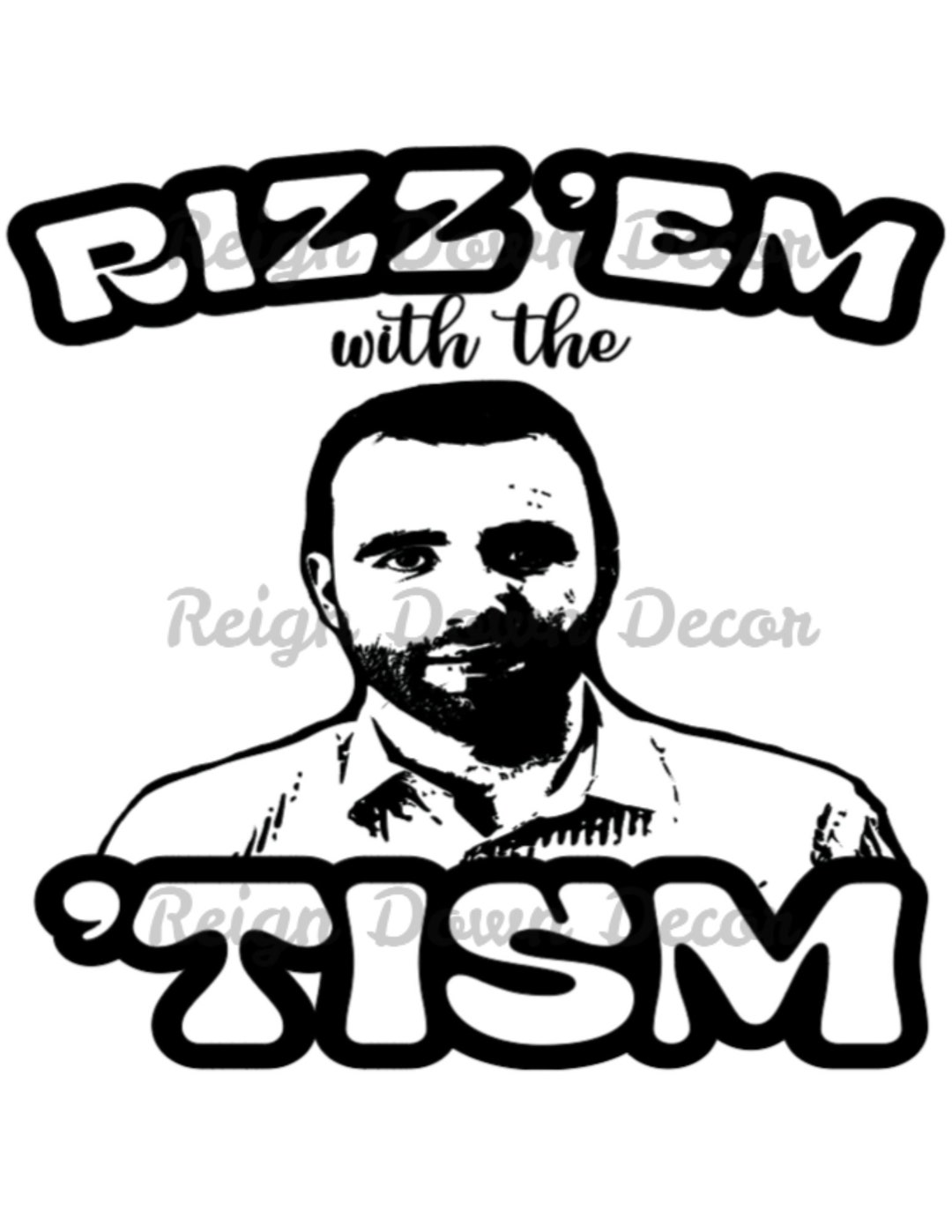 Rizz 'em Svg, Tism Svg, Autism Svg, Love on the Spectrum, Netflix Svg ...