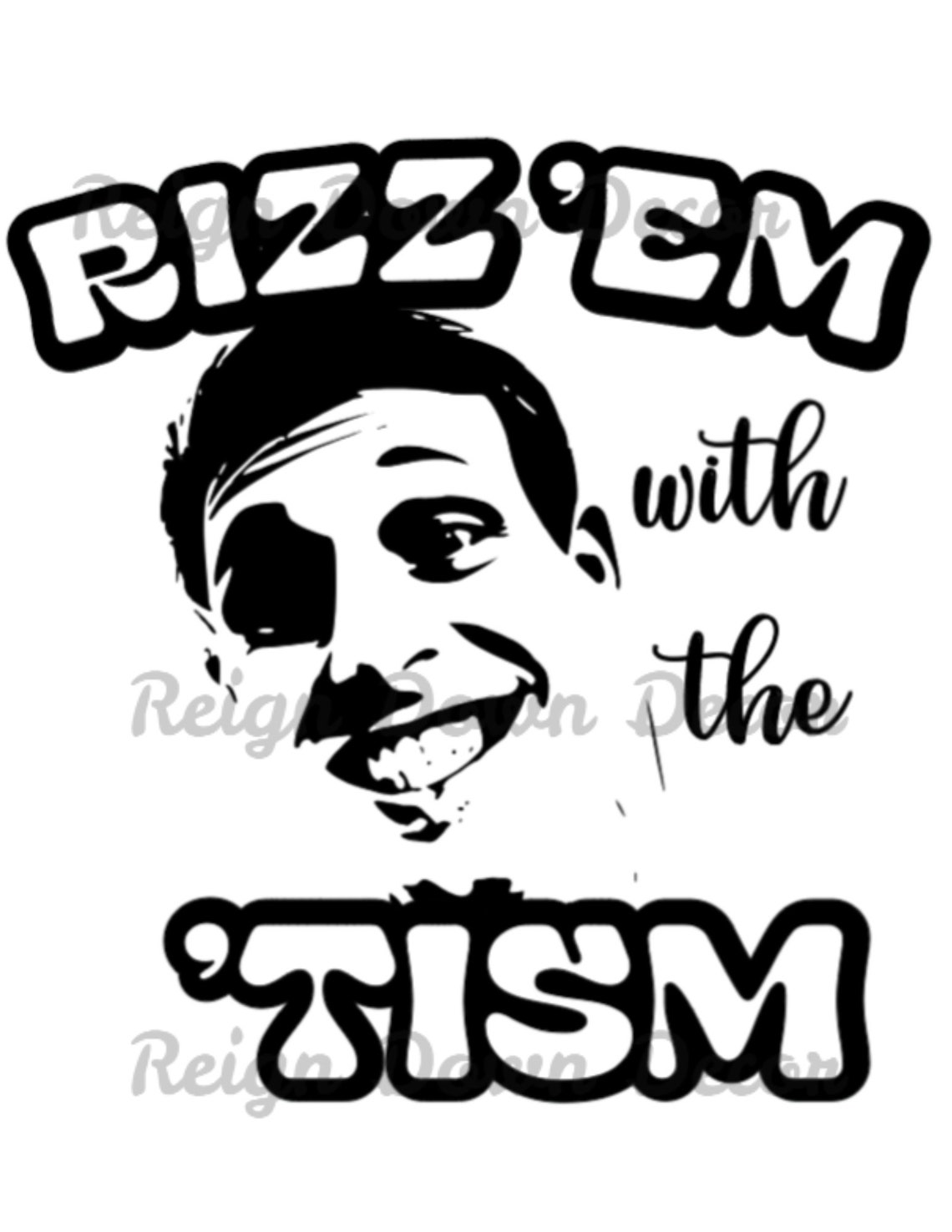 Rizz 'em Svg, Tism Svg, Autism Svg, Love on the Spectrum, Netflix Svg ...