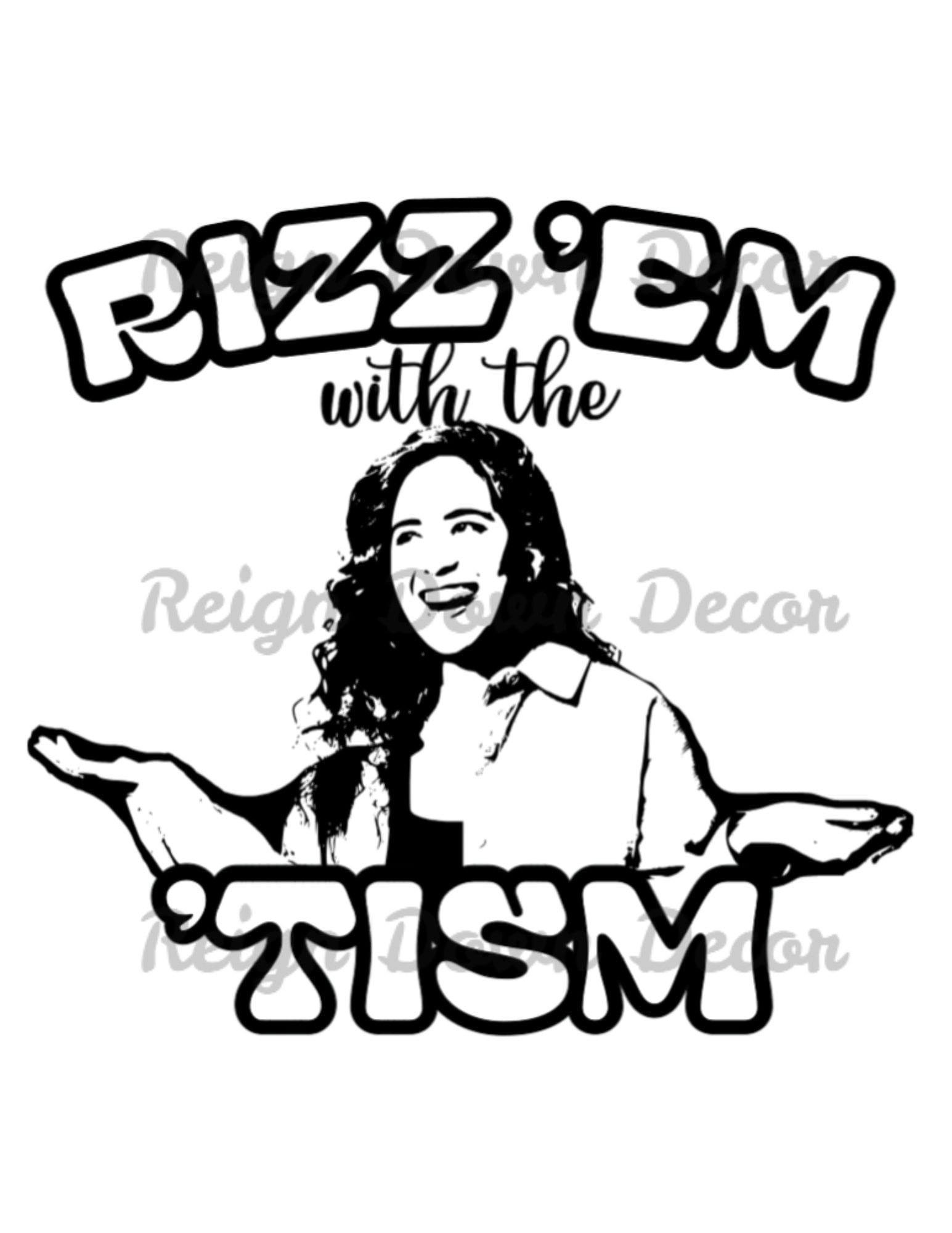 Rizz 'em Svg, Tism Svg, Autism Svg, Love on the Spectrum, Netflix Svg ...