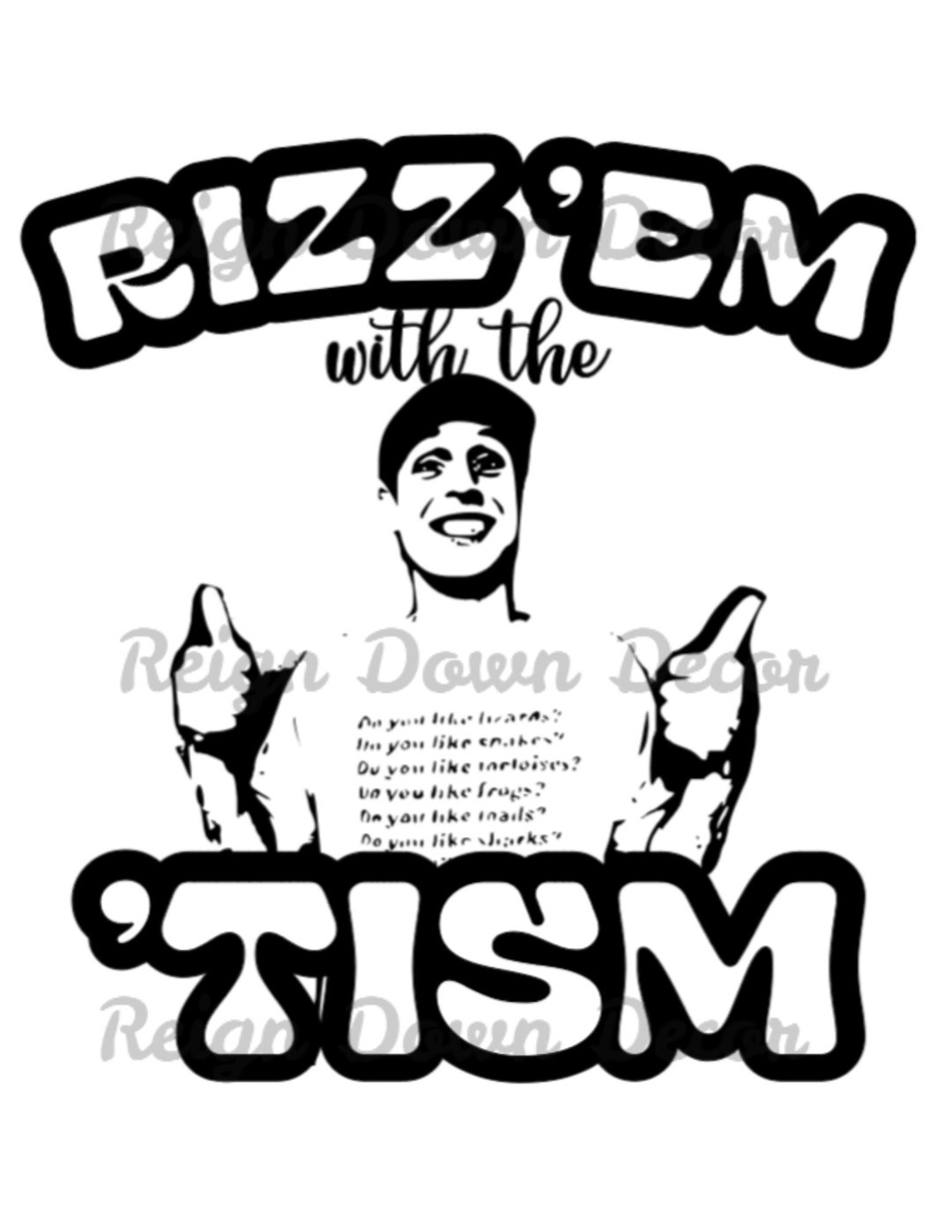 Rizz 'em Svg, Tism Svg, Autism Svg, Love on the Spectrum, Netflix Svg ...