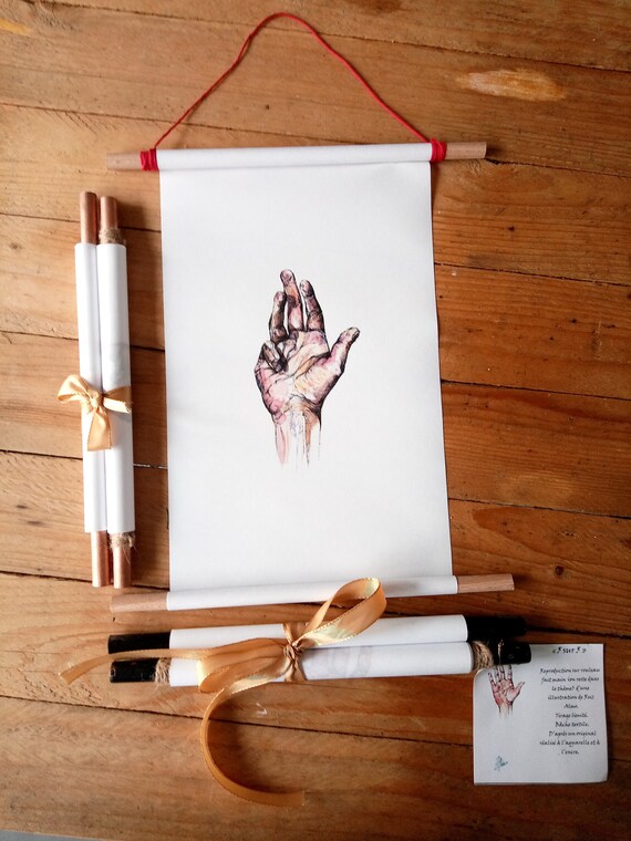 Roll Illustration Symbol to Offer Original Gift Number - Etsy