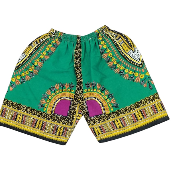African Print Shorts - Etsy