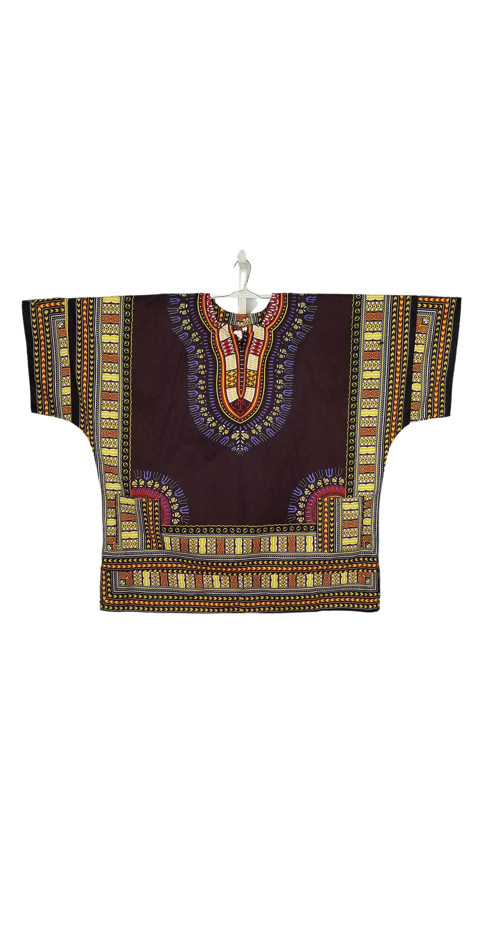 Dashiki Shirt Top for Men and Women Unisex | African Clothing for ...