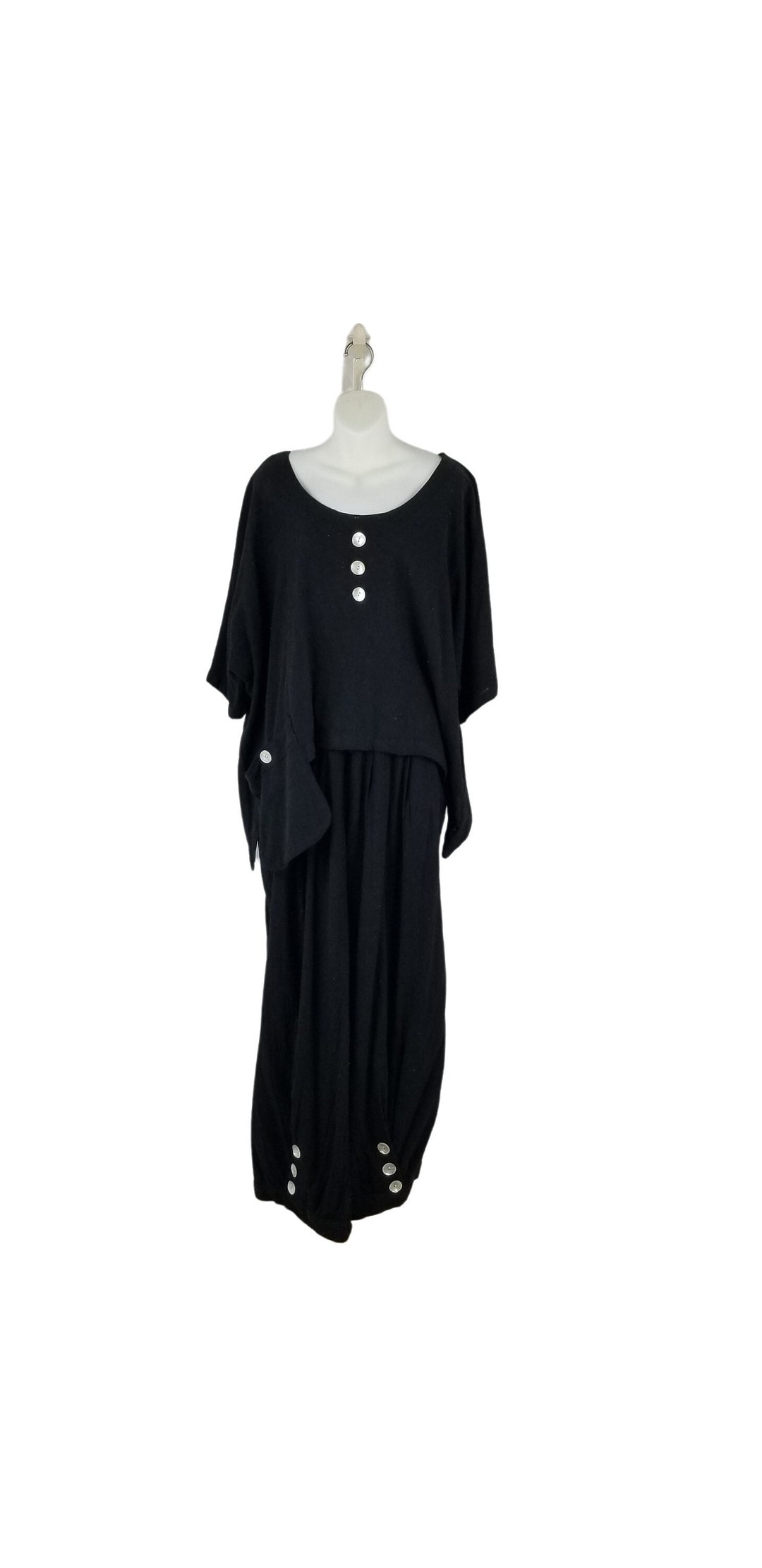Gauze Fabric Capri Set for Women | Gauze Top and Capri Pants Set ...