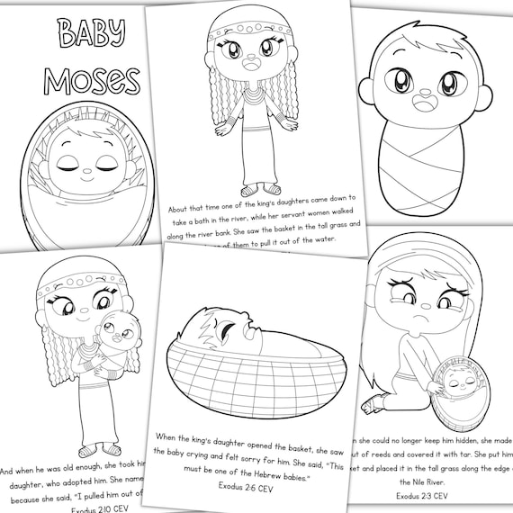Story Of Moses Coloring Pages [2025]