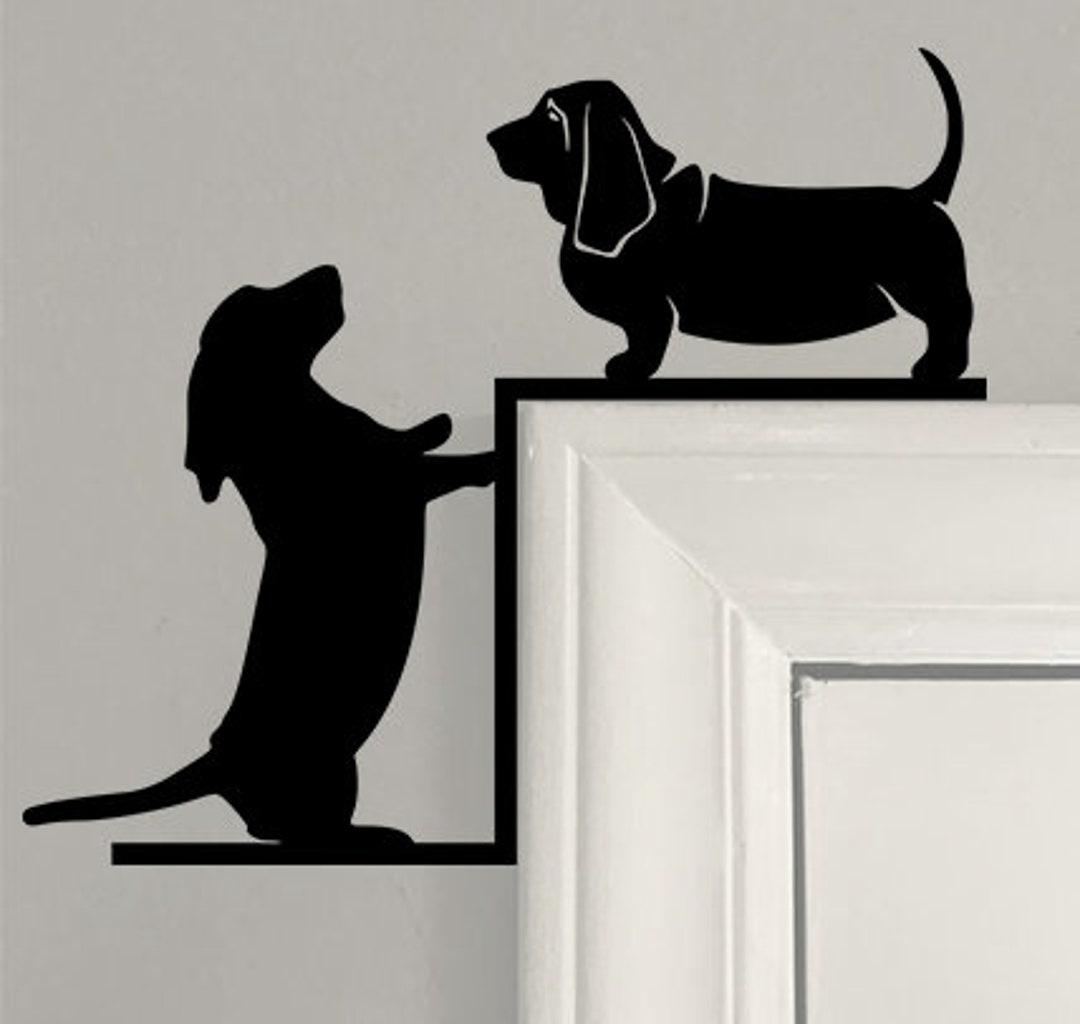 Basset Hound Door Corner/ Hound Dog Window Accent / Corner Accent ...