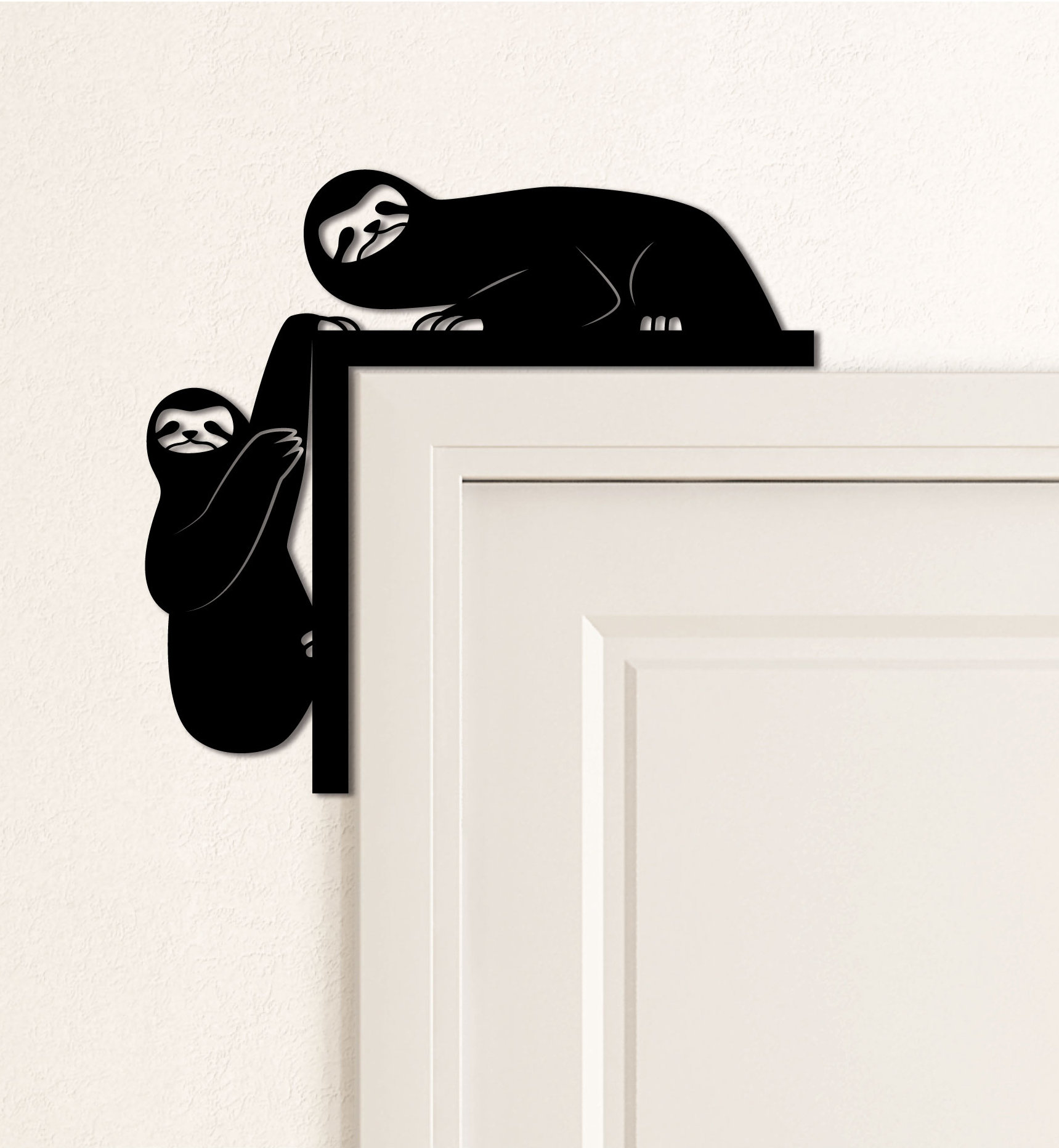 Small Sloth Door Corner / Window Accent / Corner Accent / Door Decor - Etsy