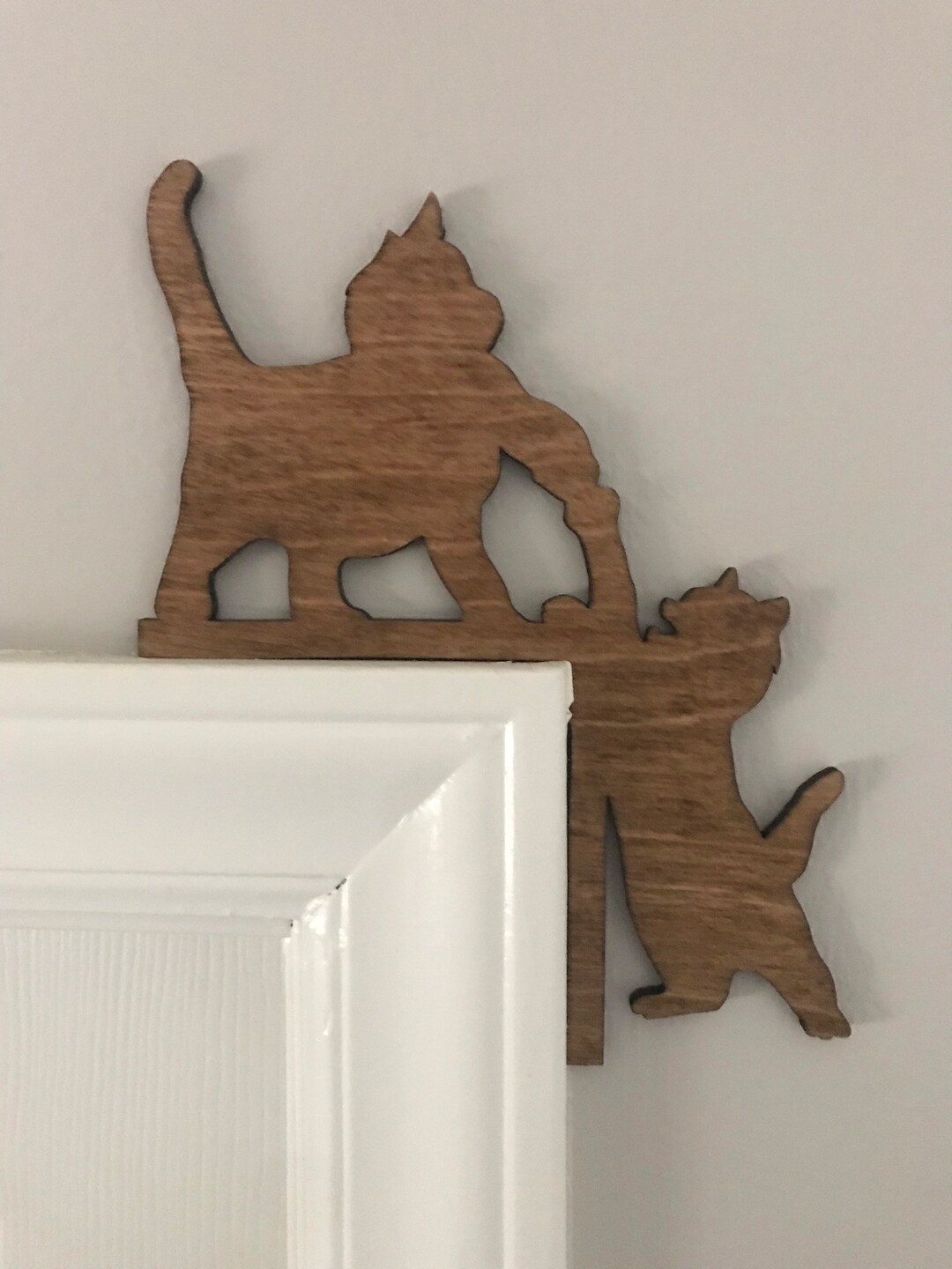 Small Kitty Cat Door Corner / Window Accent / Corner Accent / Door ...