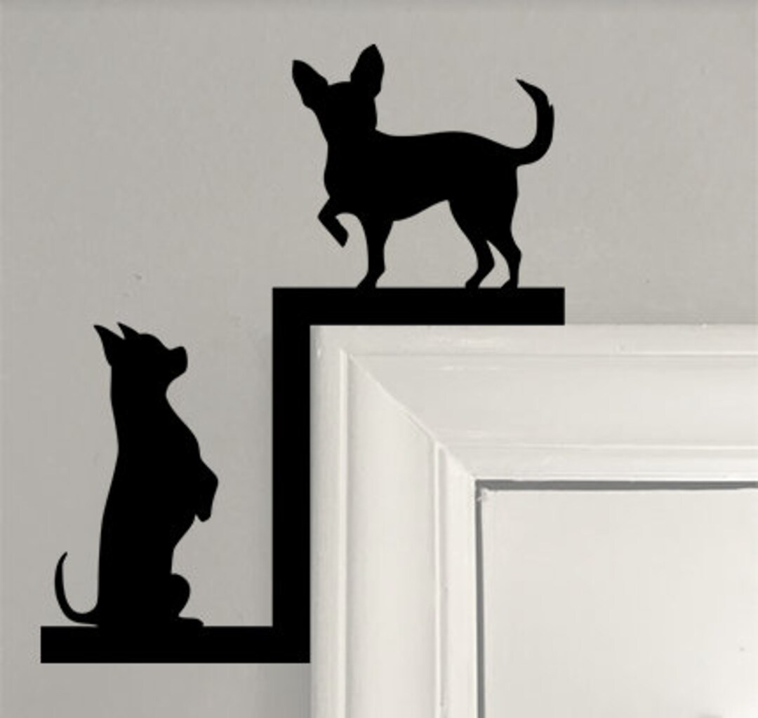 Chihuahua Dog/ Dog Window Accent / Corner Accent / Door Decor - Etsy