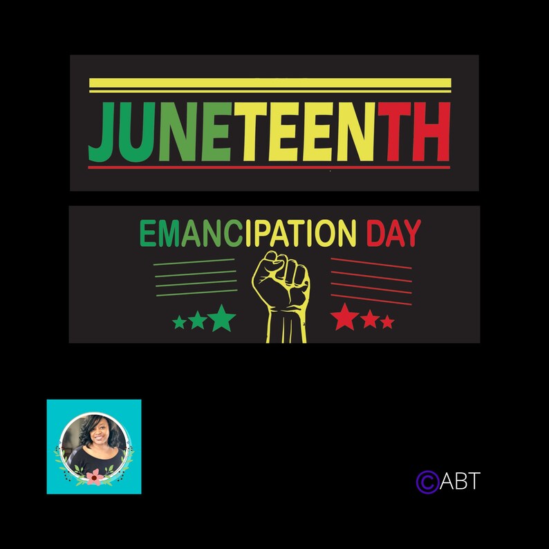 Juneteenth Digital Bookmarks, Digital Download, Modern Prints ...