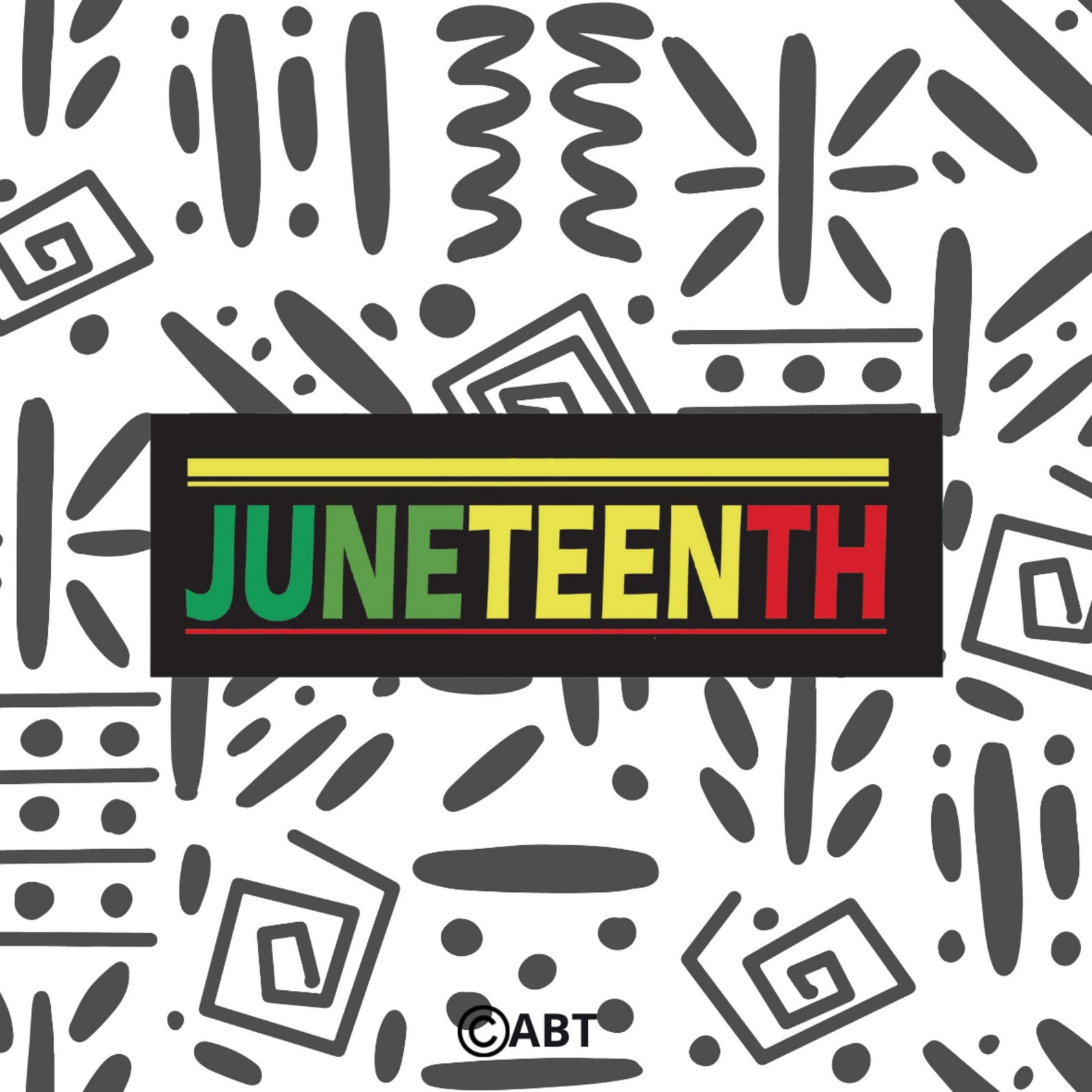 Juneteenth Stickers, Digital Download, Modern Ethnic Prints, US Black ...