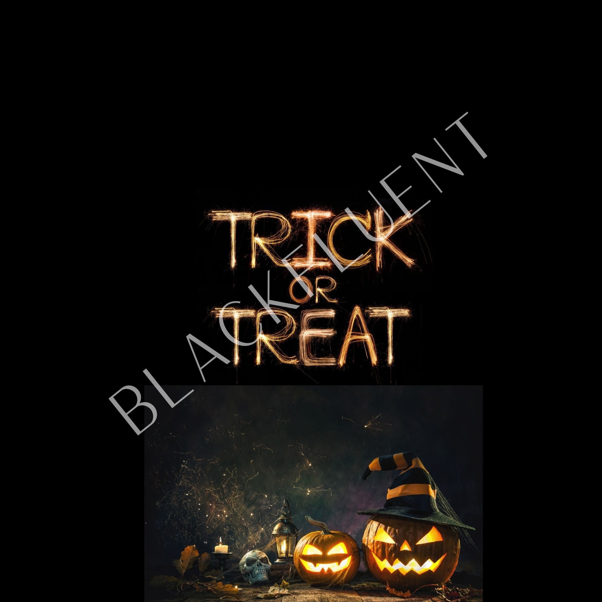 Halloween Postcards, Scary Wall Art, Digital Download, Printable ...